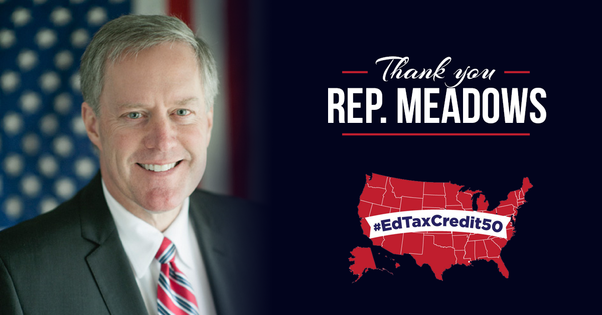 Thanking Congressman Mark Meadows – My Kid's Future